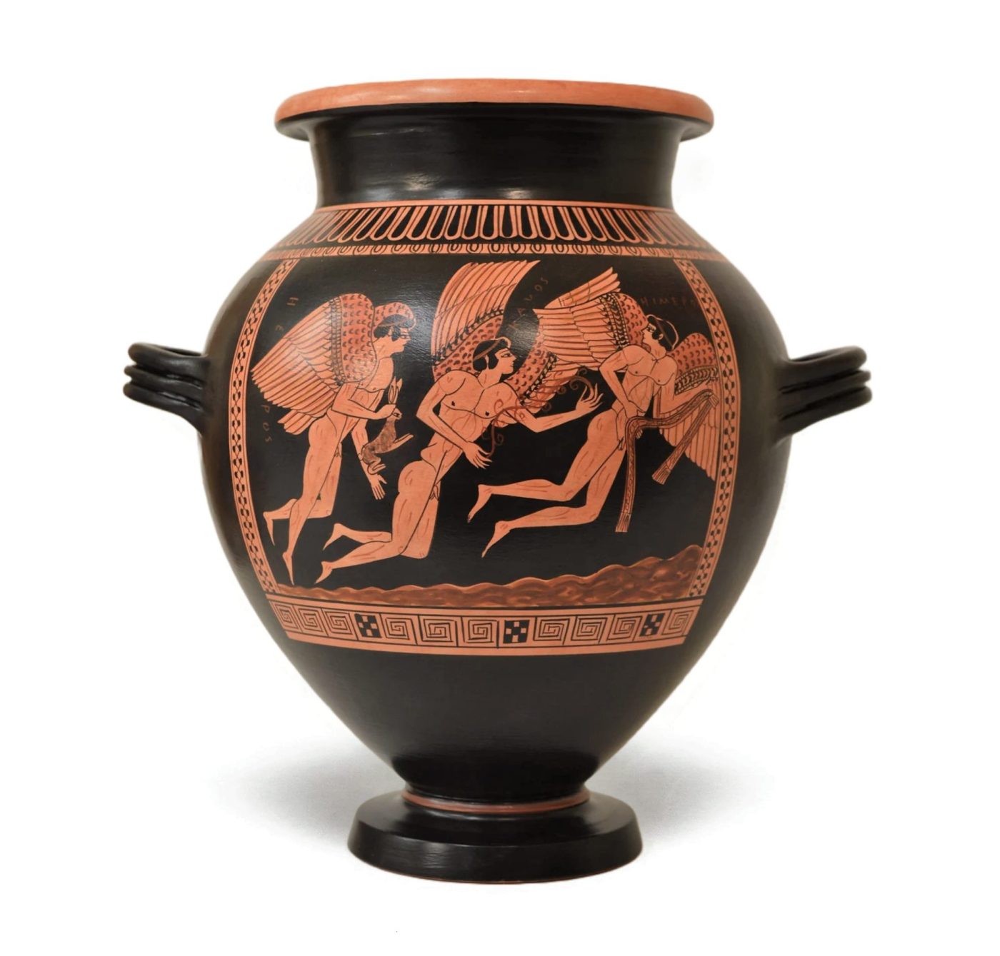 red-figured stamnos - 21cm - Mythiko